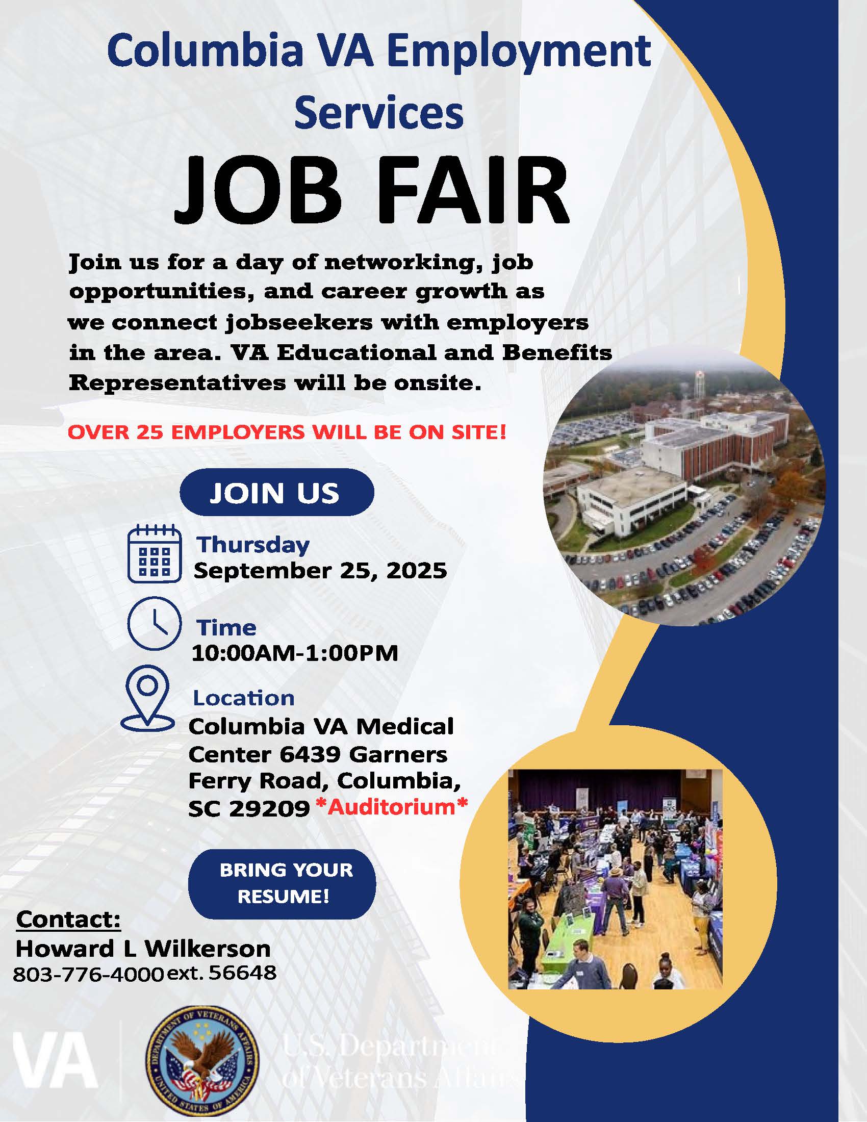 Columbia VA Job Fair | SC Department Of Veterans' Affairs